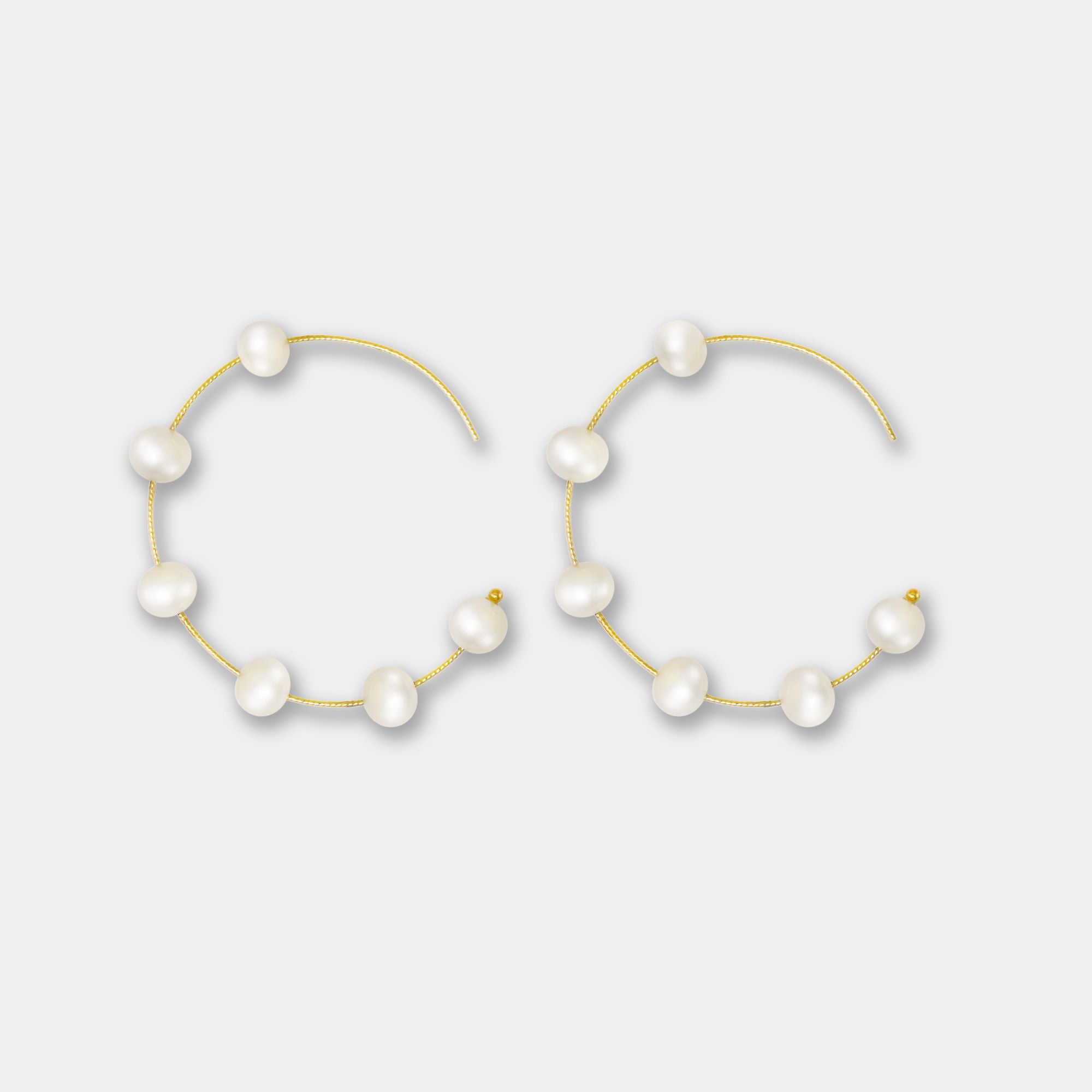 2 Way Hoop Pearl Piercing – Pearlish
