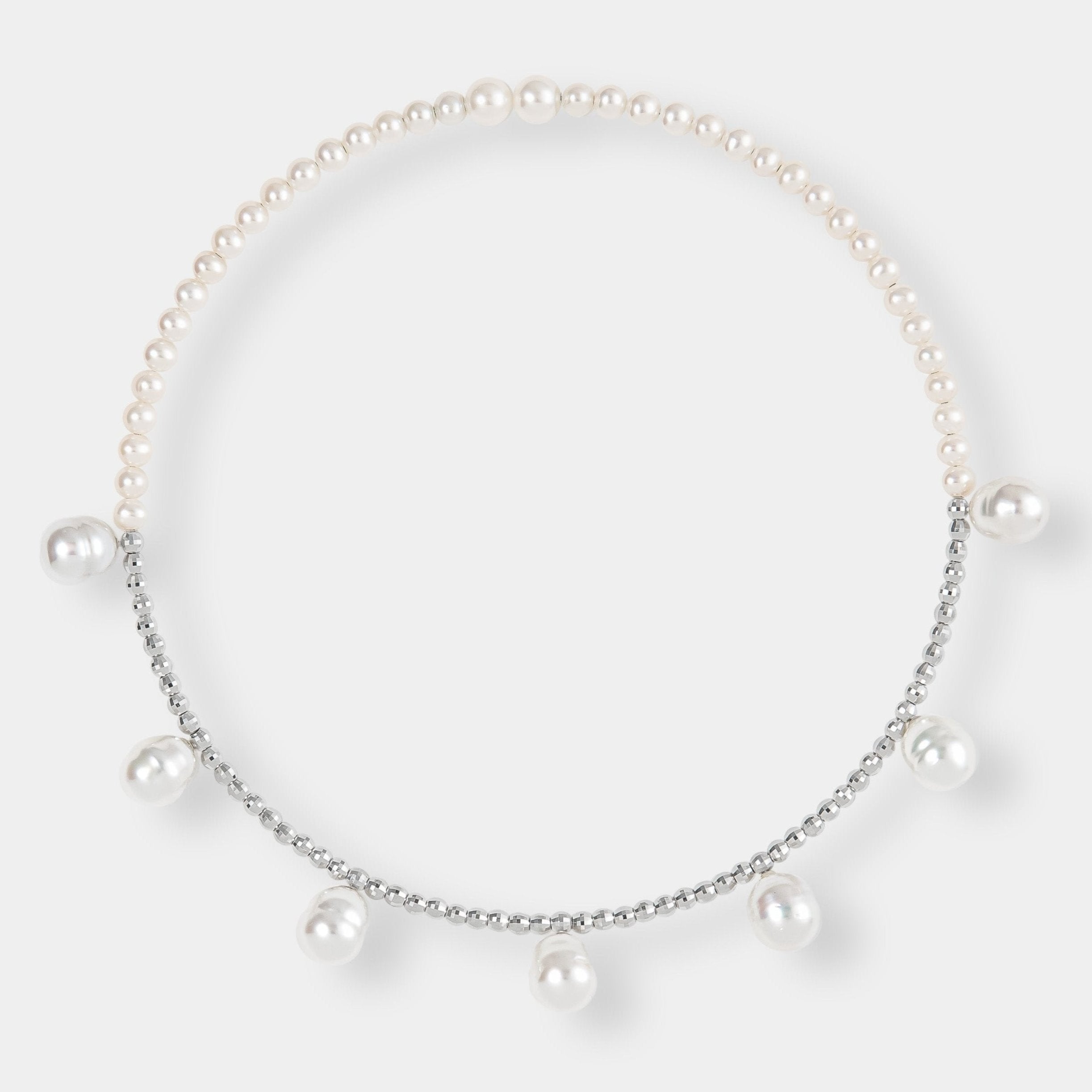 Spiral Pearl x White Gold Ring – Pearlish